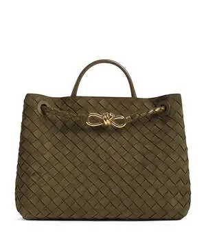 Bottega Veneta Andiamo Top-handle Bag - Grey