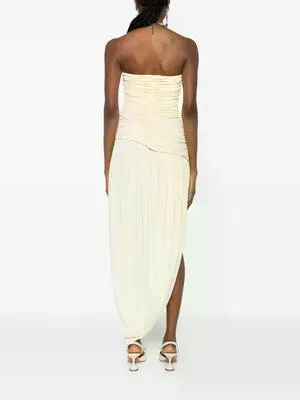Magda Butrym Draped Open-leg Midi Dress