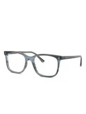 Ray-ban Square Frame Eyeglasses - Silver
