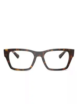 Ray-ban Square Frame Eyeglasses Brown
