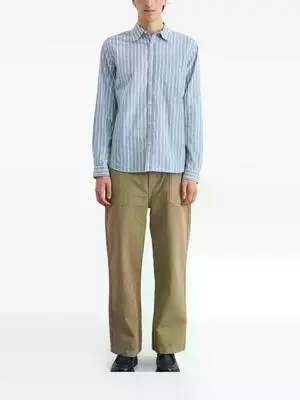 DEAN EDMONDS Striped Pocket Shirt