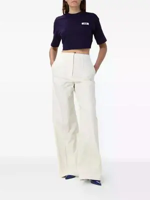 MSGM Pressed-crease Trousers
