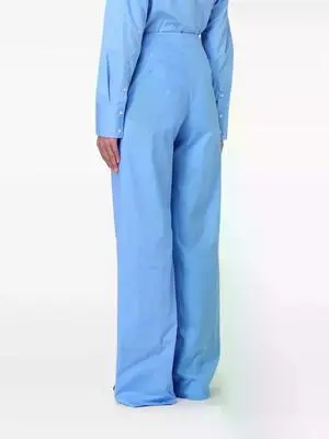 MSGM High-waisted Wide Leg Trousers