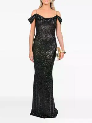ROSERRY Sequin Embellished Maxi Dress