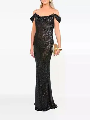 ROSERRY Sequin Embellished Maxi Dress