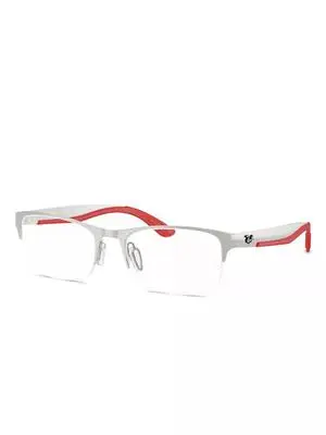Ray-ban Rb7551 Rectangle Eyeglasses - Silver