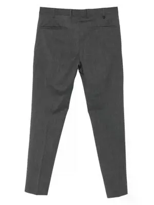 PT TORINO Cotton-blend Trousers - Grey