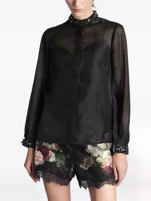 Zimmermann Embellished Collar Blouse