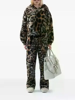 Gcds Leopard Print Drawstring Trousers