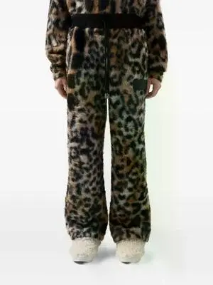 Gcds Leopard Print Drawstring Trousers