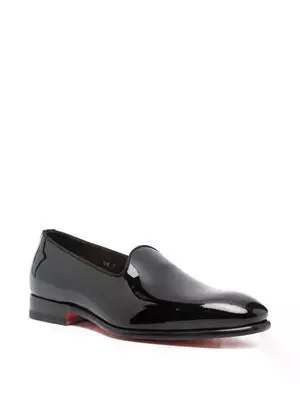Santoni Patent Leather Loafers