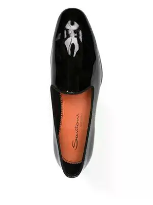 Santoni Patent Leather Loafers