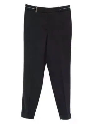 Peserico Pressed-crease Wool Trousers