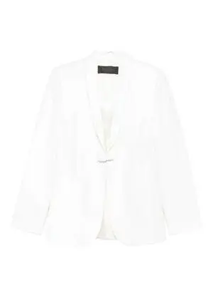 Max Mara Shawl-collar Blazer - White