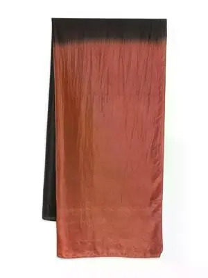 YAVI Ombré-effect Scarf - Brown