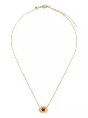 RYENN'S EYES 14k Plated Lips Necklace - Gold
