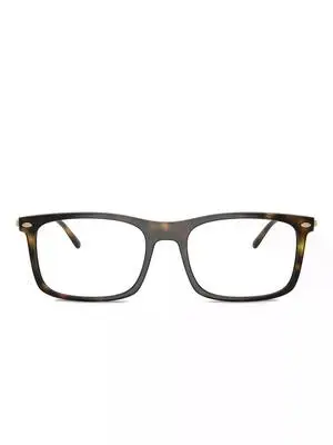 Ray-ban Square Frame Glasses - Brown