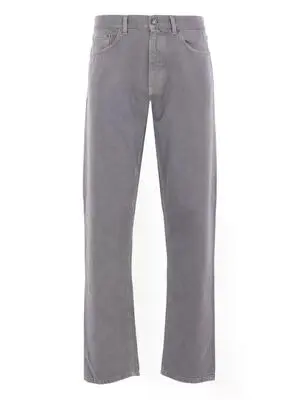 Zegna Five-pocket Trousers With Logo Label