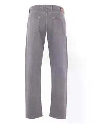Zegna Five-pocket Trousers With Logo Label