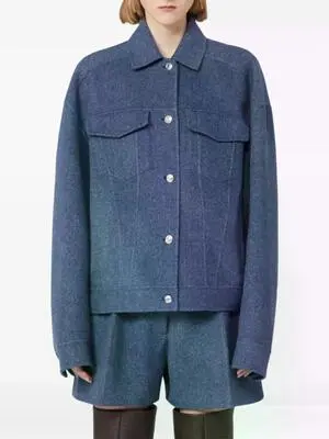 Sportmax Flap-pocket Wool Jacket
