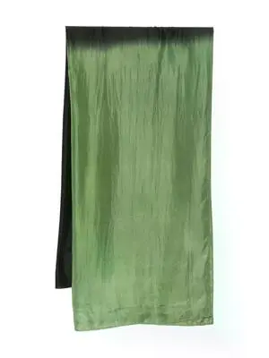 YAVI Ombré-effect Scarf - Green