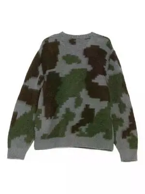 Gramicci Camouflage-pattern Sweater - Grey