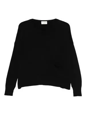 MA'RY'YA Patch-pocket Sweater