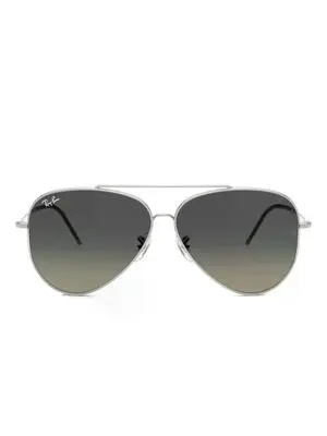 Ray-ban Aviator Reverse Sunglasses - Silver