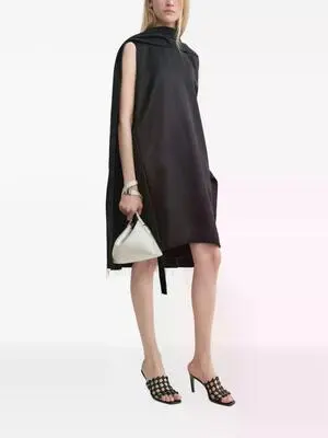 TOTEME Scarf-detail Cocoon Mini Dress - Black