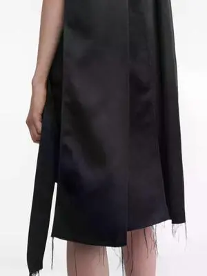 TOTEME Scarf-detail Cocoon Mini Dress - Black