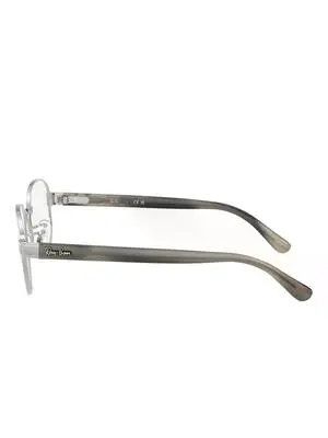 Ray-ban Round-frame Glasses - Silver