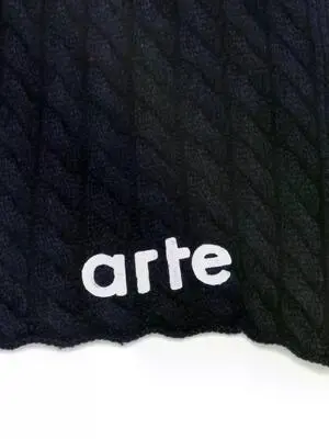 ARTE ANTWERP Cable-knit Scarf - Blue