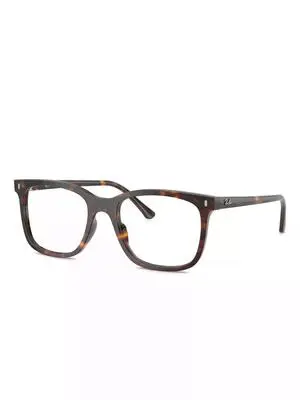 Ray-ban Square-frame Eyeglasses - Black