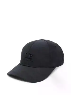 C.P. COMPANY Logo-embroidered Baseball Cap - Blue