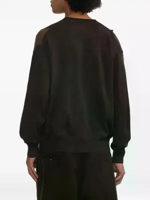 Comme Des Garçons Patchwork Button Cardigan