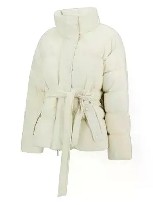 Herno Belted Puffer Jacket - Neutrals