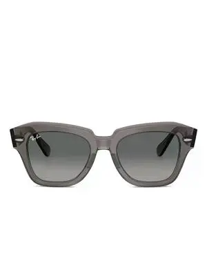 Ray-ban State Street Square-frame Sunglasses - Black