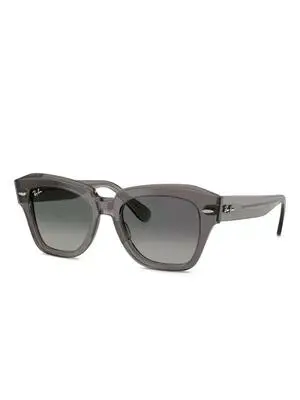 Ray-ban State Street Square-frame Sunglasses - Grey