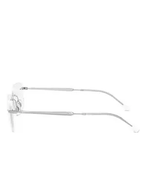 Ray-ban Rimless Eyeglasses - Silver