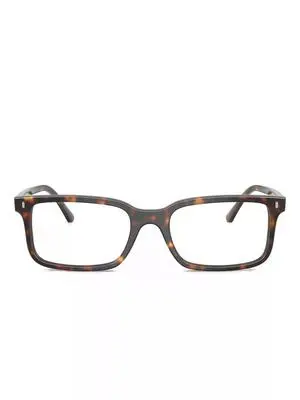 Ray-ban Square Frame Eyeglasses - Brown