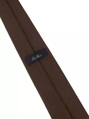 Loro Piana Virgin Wool Neck Tie - Brown