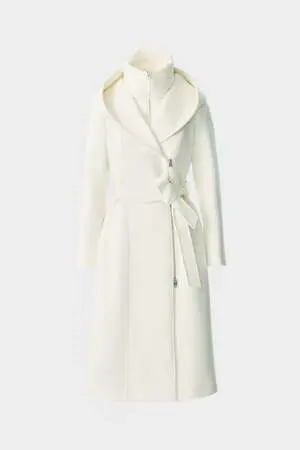 MACKAGE Double-Face Wool Coat With Removable Bib