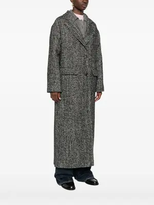 Tagliatore Wool Blend Single-breasted Overcoat - Black