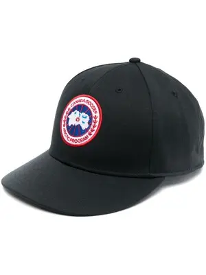 Canada Goose Cotton Baseball Cap - Black