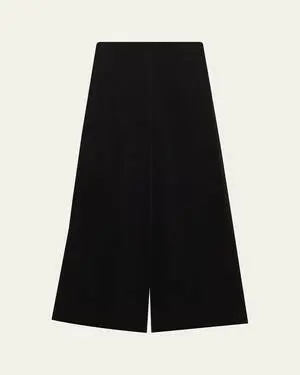 UNGARO Kai Wide-leg Satin Pants