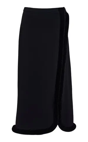 DIOTIMA Castries Knit Midi Skirt - Black
