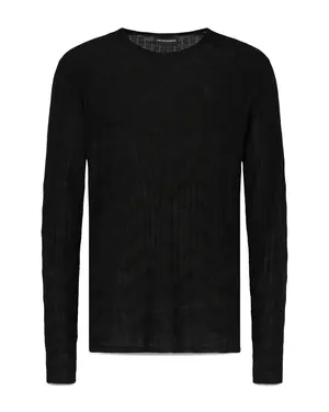 Emporio Armani Chevron Knit Sweater