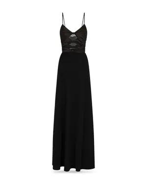 Emporio Armani Embellished Maxi Dress