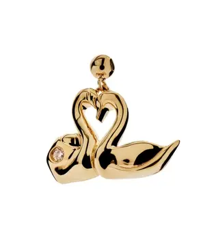 PDPAOLA Love Swans Charm