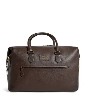 Polo Ralph Lauren Grained Leather Duffle Bag